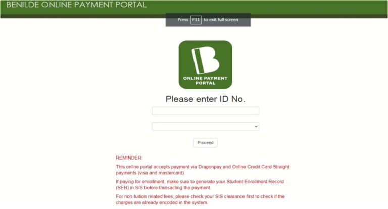 Payment Option - De La Salle – College of Saint Benilde