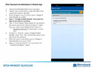 Payment Option - De La Salle – College of Saint Benilde