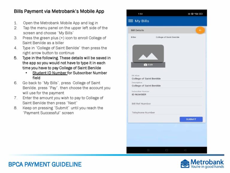 Payment Option - De La Salle – College of Saint Benilde