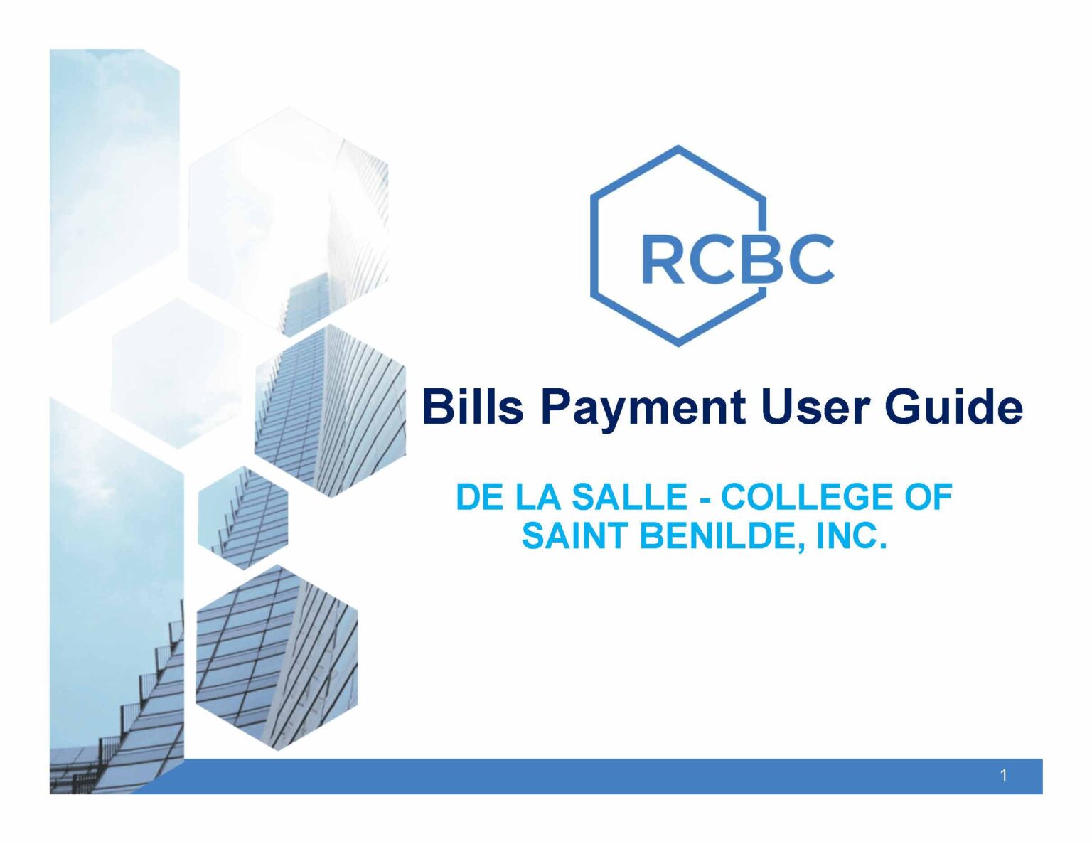 Payment Option - De La Salle – College of Saint Benilde